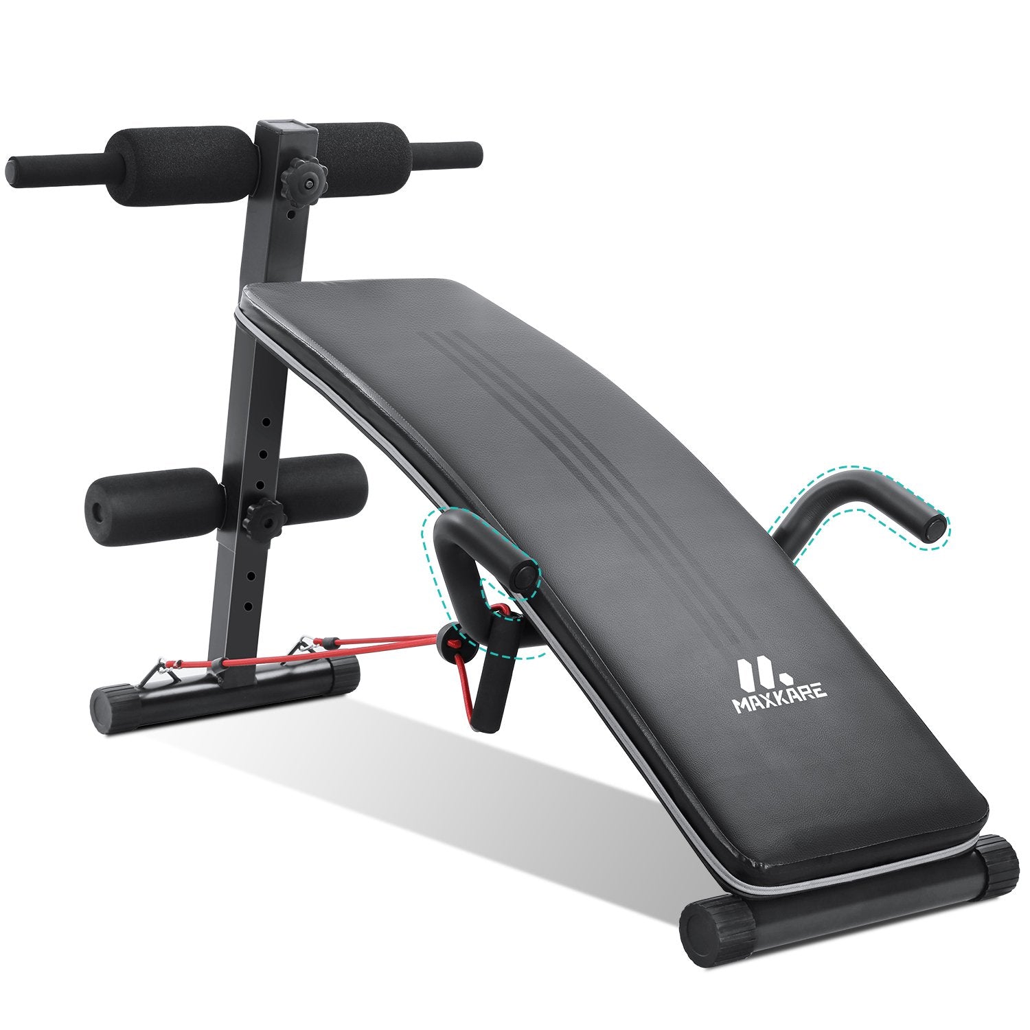 Adjustable Slant Board for Sit-up Abdominal Exercise, Utility Workout ...