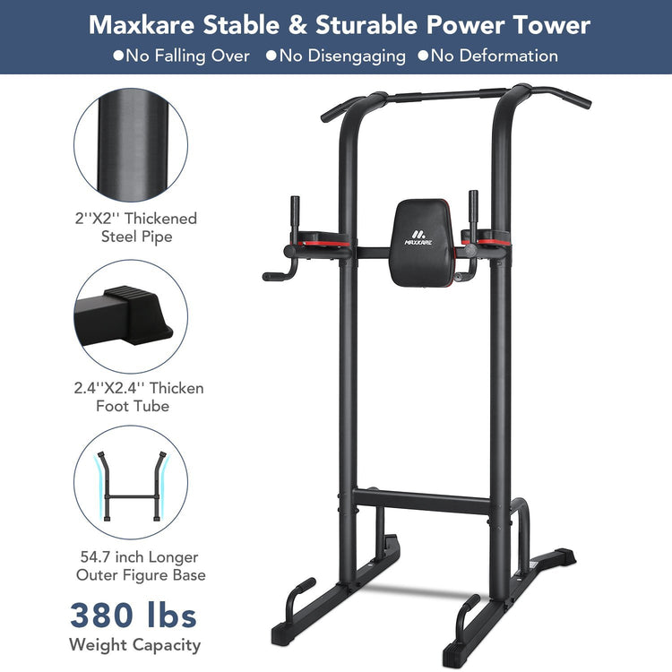 MaxKare Power Tower Equipment for Professional Home Gym – Gasky